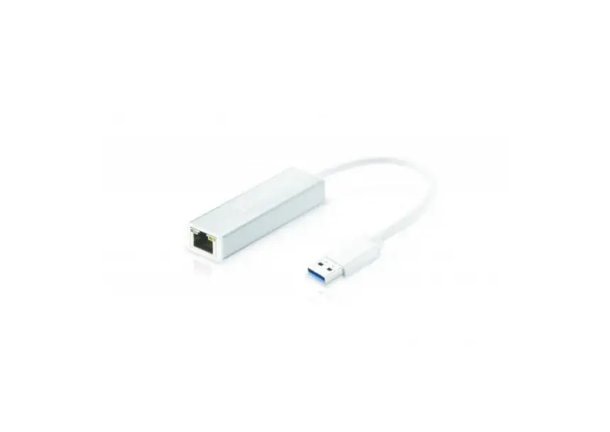 E-Green Mrežni Adapter USB 3.0 (M) - Gigabit ethernet RJ-45 (F) beli