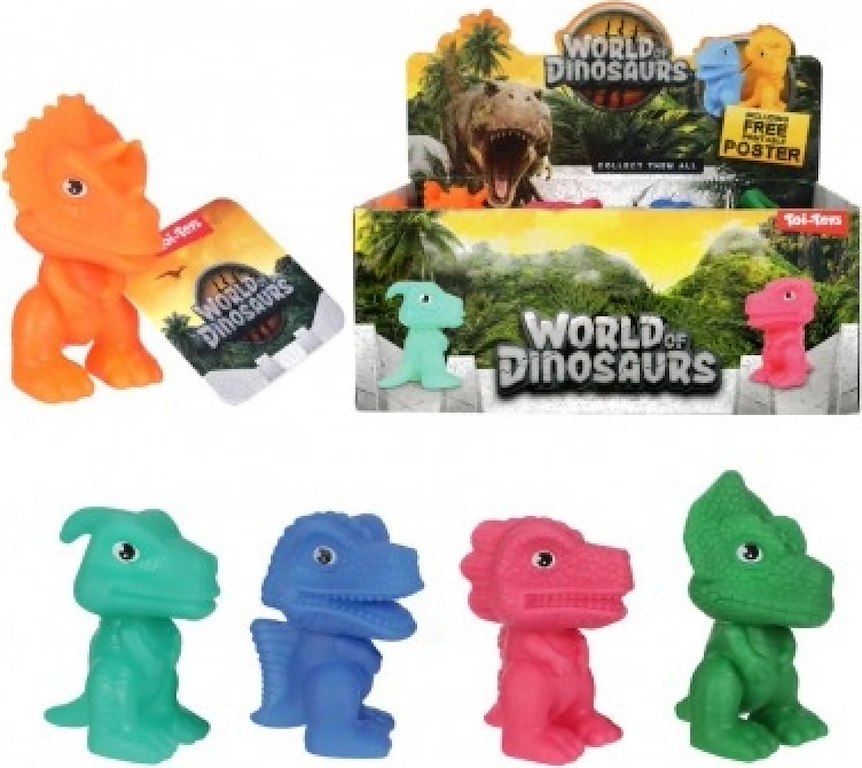 WORLD OF DINOSAURUS FIGURA MINI DINO 5ASS