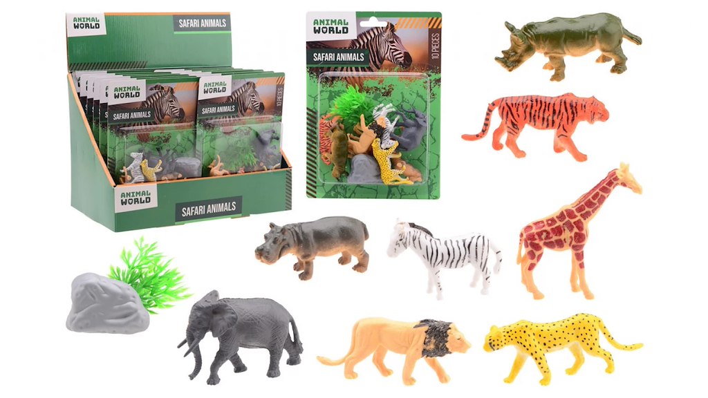 ANIMAL WORLD DIVLJE ZIVOTINJE 10PCS 26209