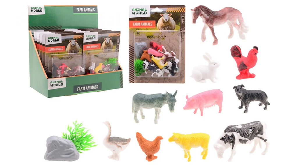 ANIMAL WORLD DOMACE ZIVOTINJE 12PCS 26210