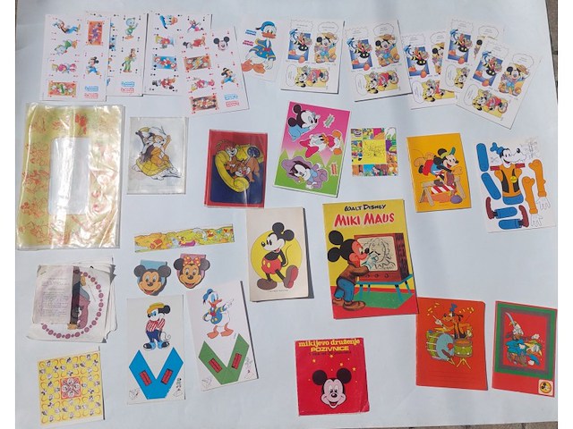 Walt Disney lot Ex Yu nekorišćeno Dečje Novine