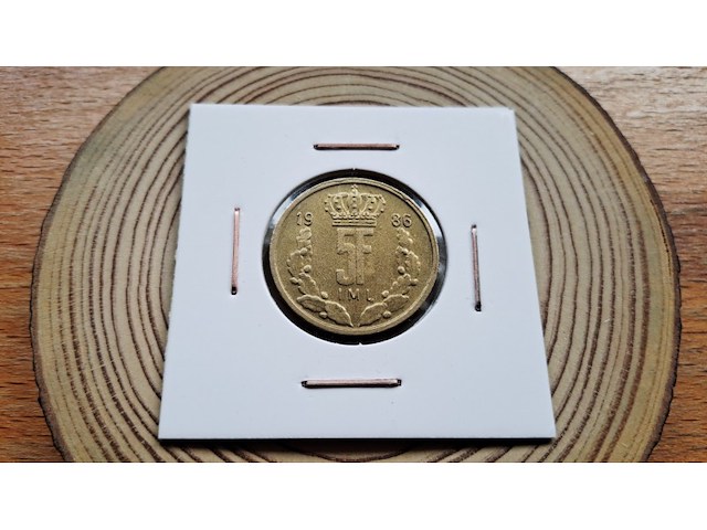 LUXEBURG 5 FRANCS 1986 GODINA