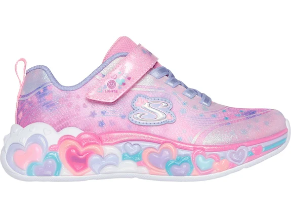 Skechers Patike za devojčice Eternal Heart Lights 302696L-LPMT