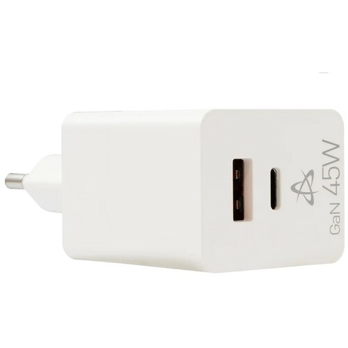 S-BOX HC 45, USB-A, USB-C, 45W GAN Home Charger
