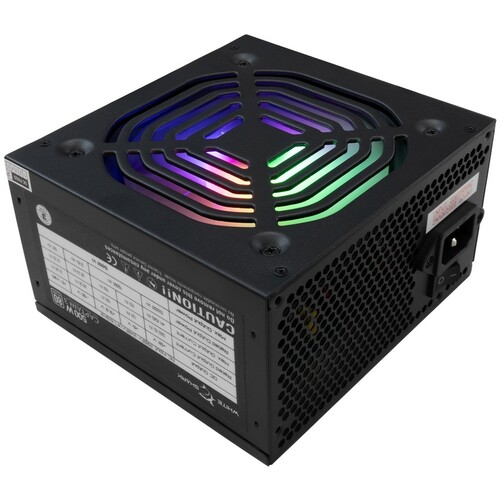 WHITE SHARK GPSU W500F CAPTAIN - 3, 500W 80 + RGB, PC Power