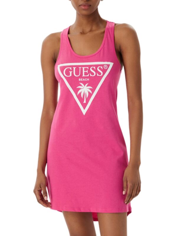 Guess - Pamučna mini haljina