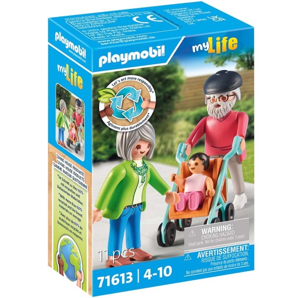 Baka i deka sa bebom My Life Playmobil 1043711