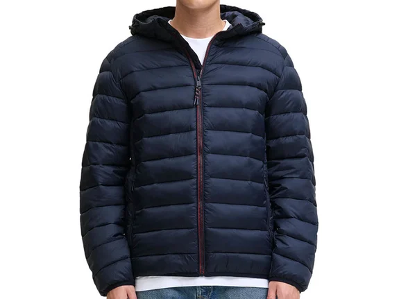 Jack&Jones Muška sportska jakna Jjebradley Light Puffer Hood