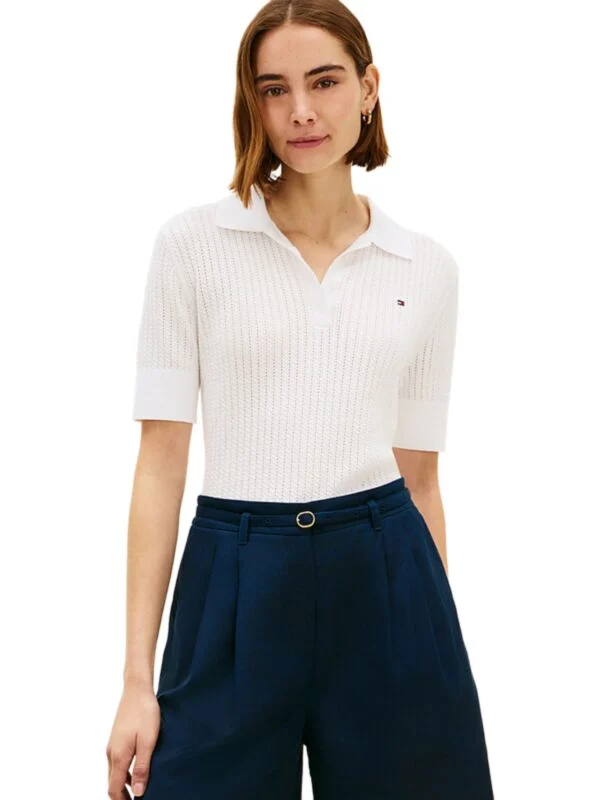 Tommy Hilfiger - Pletena polo majica