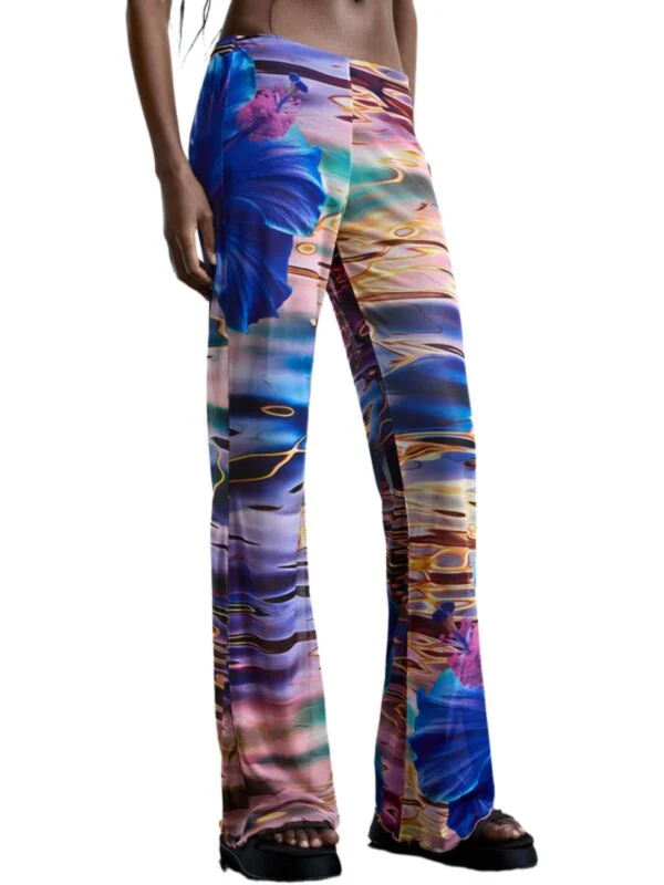 Desigual - Ženske zvonaste pantalone