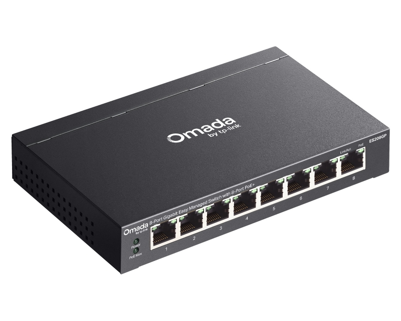 ES208GP Omada 8-Port Gigabit Easy upravljivi Switch