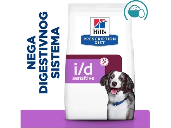 Hills Prescription Diet Hrana za pse sa jajima i pirinčem i/d Sensitive 1,5kg