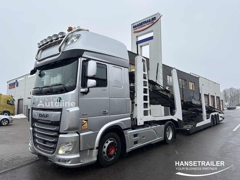 DAF XF 530 FT LOHR tegljač + poluprikolica autotransportera