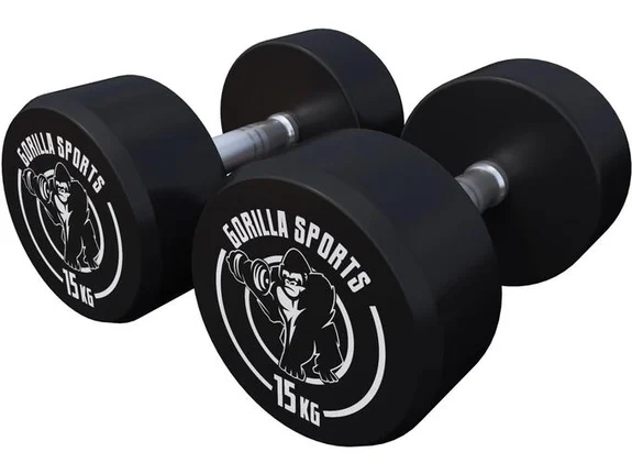 GORILLA SPORTS Okrugle gumirane bučice (2 x 15 kg)
Gumirana bučica za efikasan i intenzivan trening ruku i ramena
Gumirana bučica za efikasan i intenzivan trening ruku i ramena