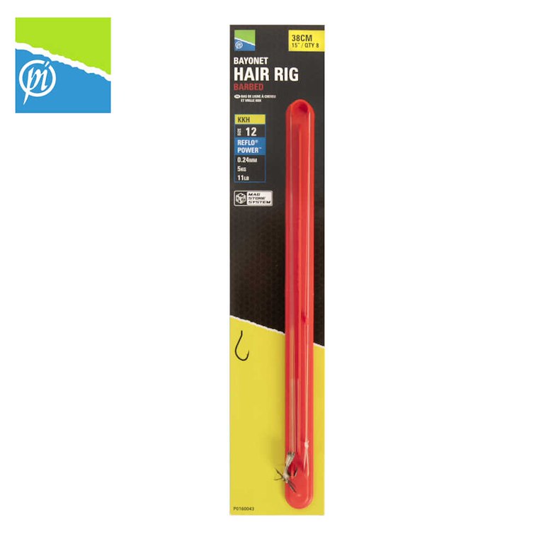 PRESTON KKH BAYONET HAIR RIG 10cm / 12#