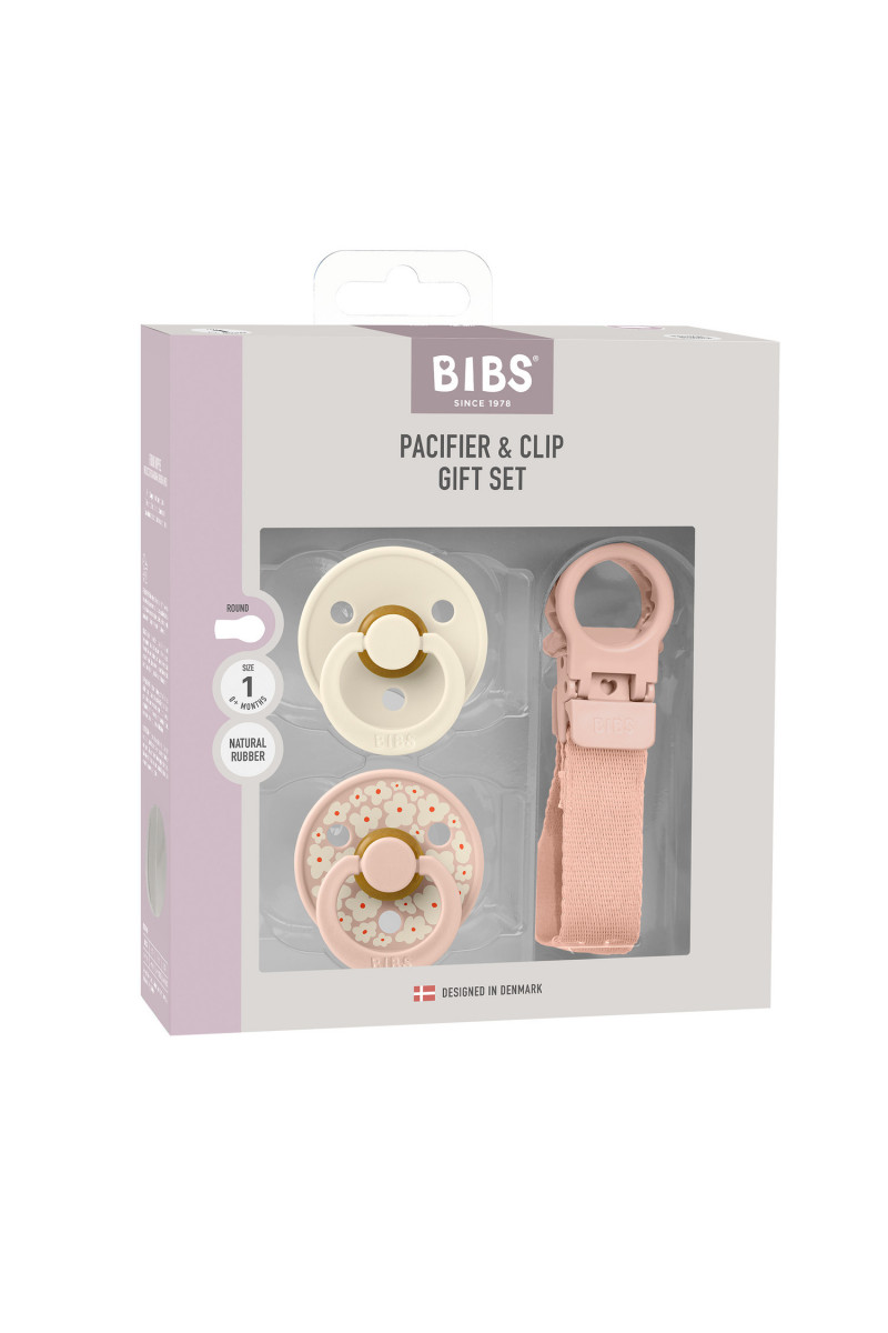 BIBS set laže i lančić 0-6m Blush