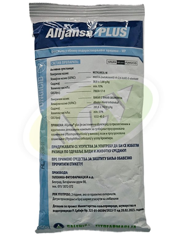 ALIJANSA PLUS 250GR
