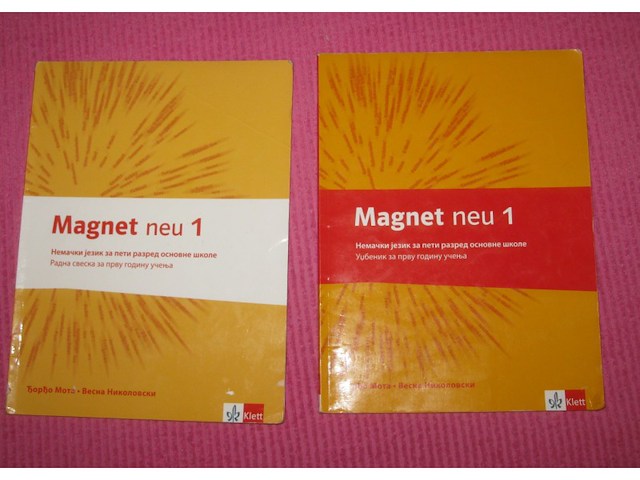 NEMAČKI JEZIK 5, MAGNET NEU 1. KOMPLET. 2022