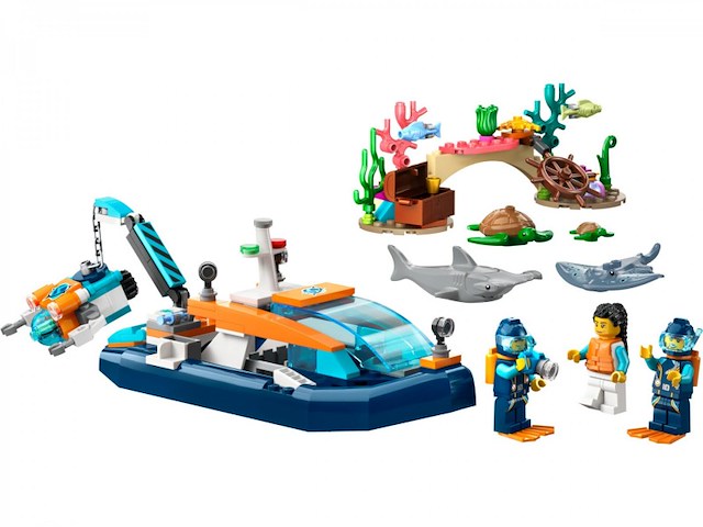 LEGO City - 60377 Explorer Diving Boat