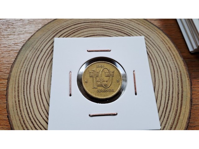 ŠVEDSKA 10 KRONOR 1991 GODINA