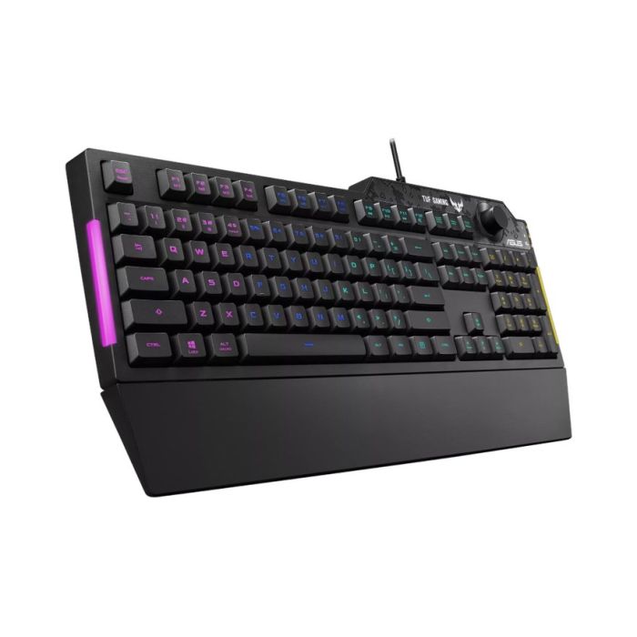 Tastatura ASUS Gaming TUF Gaming K1 - Membranska/ Žična / RGB / Anti-Ghosting