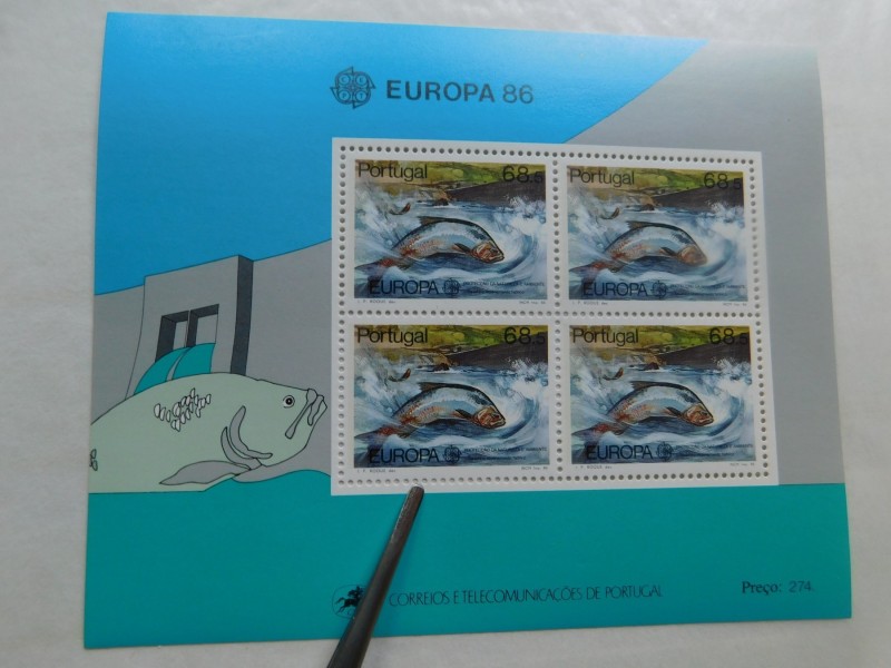 ** PORTUGAL EUROPA 1986 BLOK **