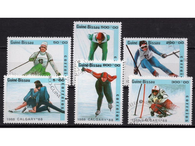 141 - Gvineja Bisao - Olimpijske igre - Žigosane marke