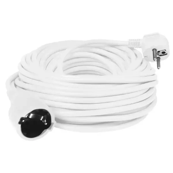 Produžni kabel 3m, beli, presek 1,5mm2