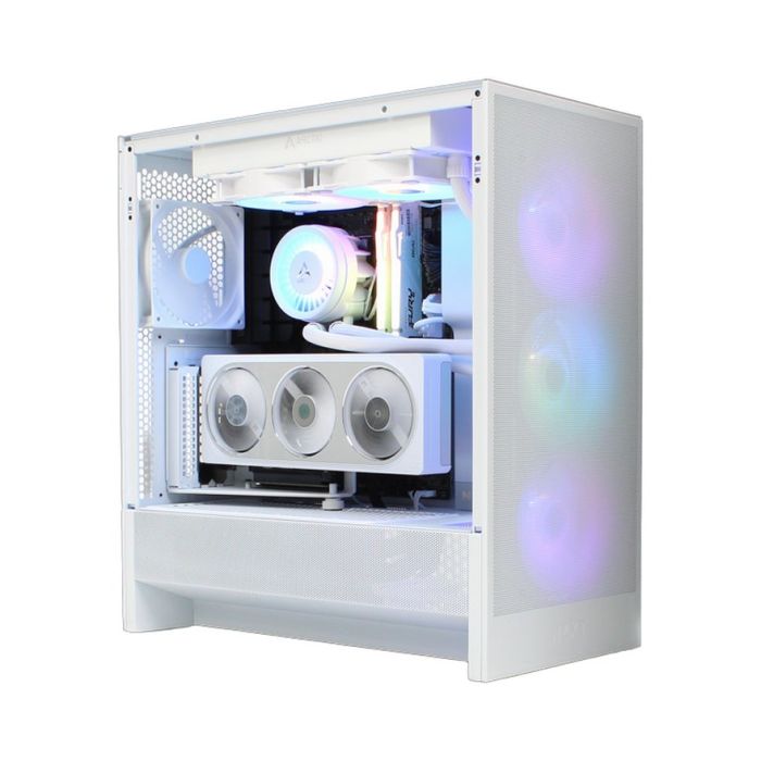 Kućište NZXT H5 Flow RGB (CC-H52RW-SA) ARGB white
