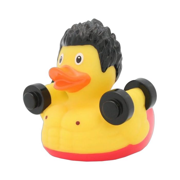 Igračka Lilalu Patkica Bodybuilder Rubber Duck 9cm