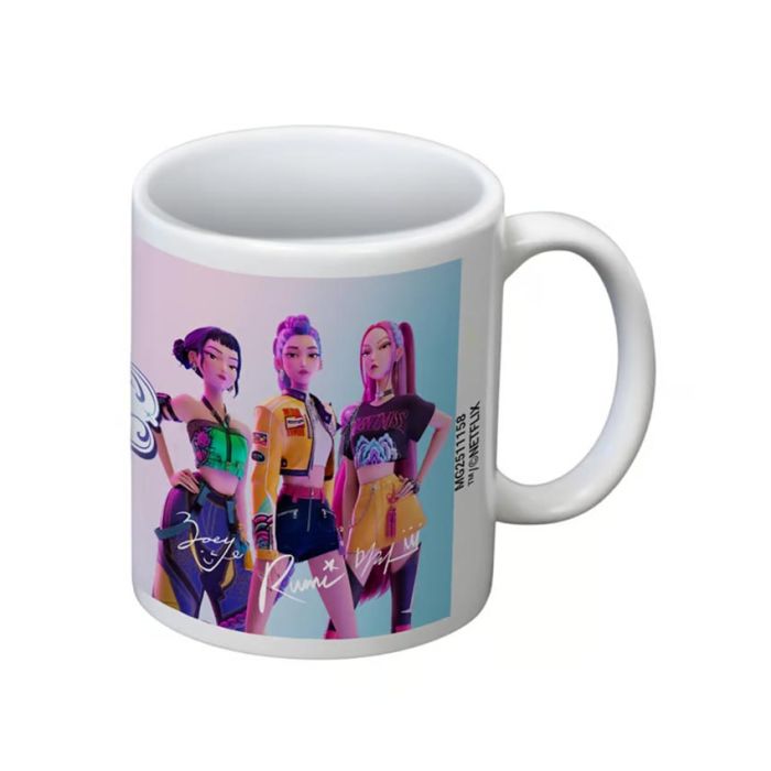 Šolja KPop Demon Hunters - Huntrix White Mug