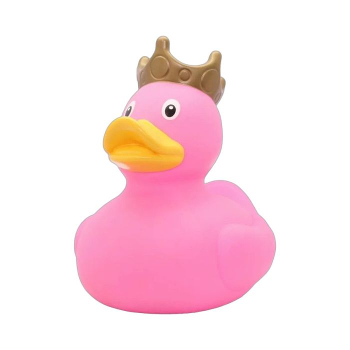 Igračka Lilalu Patkica Rubber Duck with Crown 9cm Pink