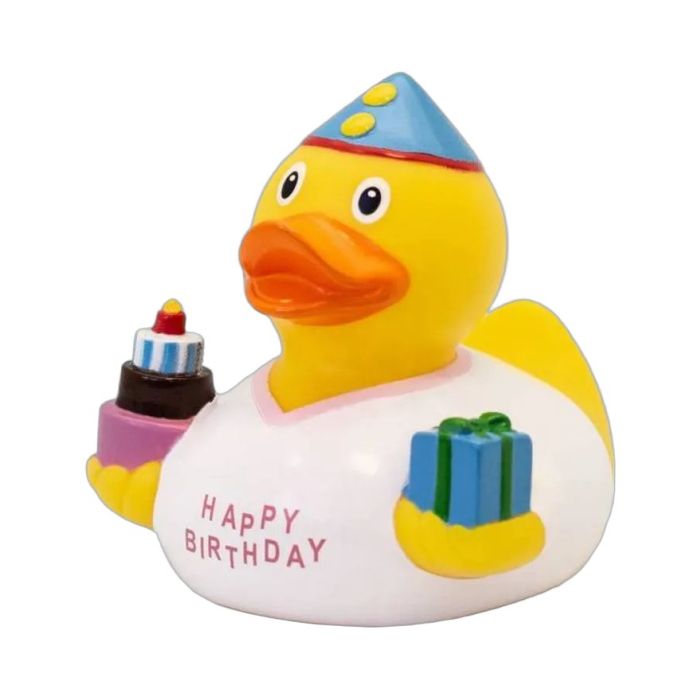 Igračka Lilalu Patkica Birthday Girl Rubber Duck 9cm