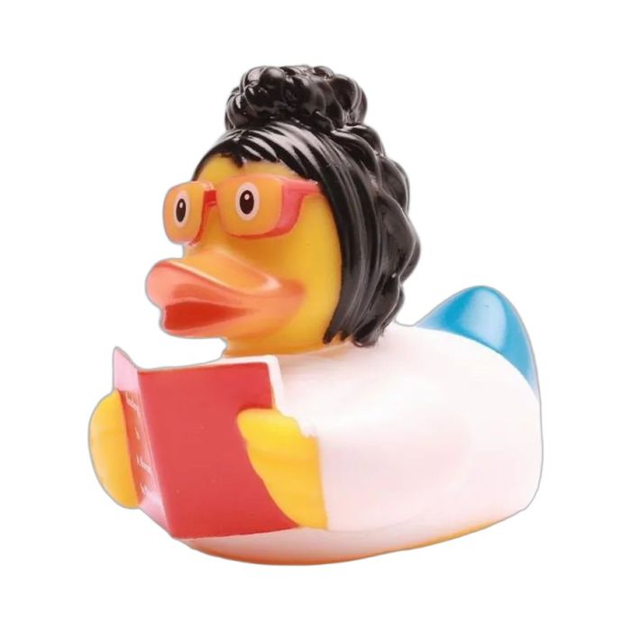 Igračka Lilalu Reader Rubber Duck 9cm Yellow