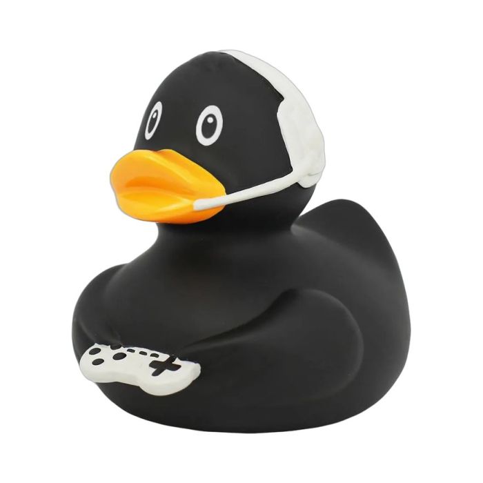 Igračka Lilalu Patkica Gamer Rubber Duck 9cm Black
