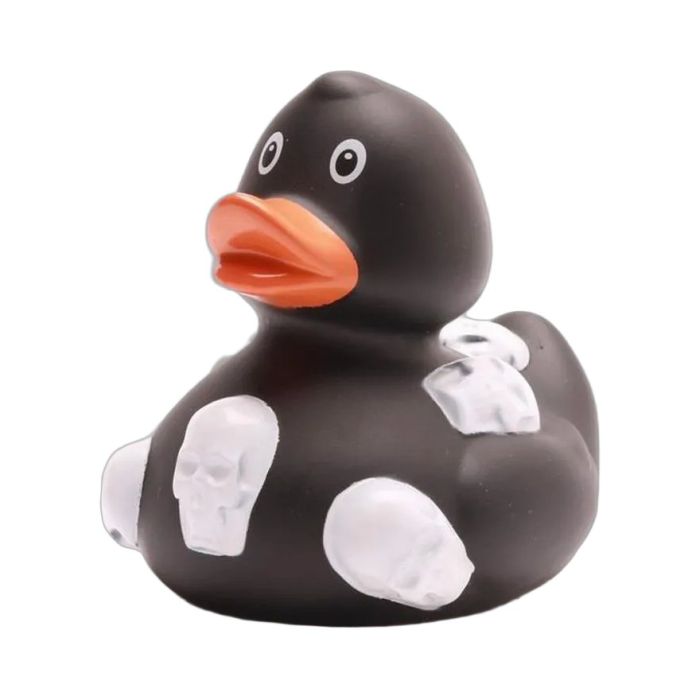 Igračka Lilalu Patkica 3D Skull Rubber Duck 9cm