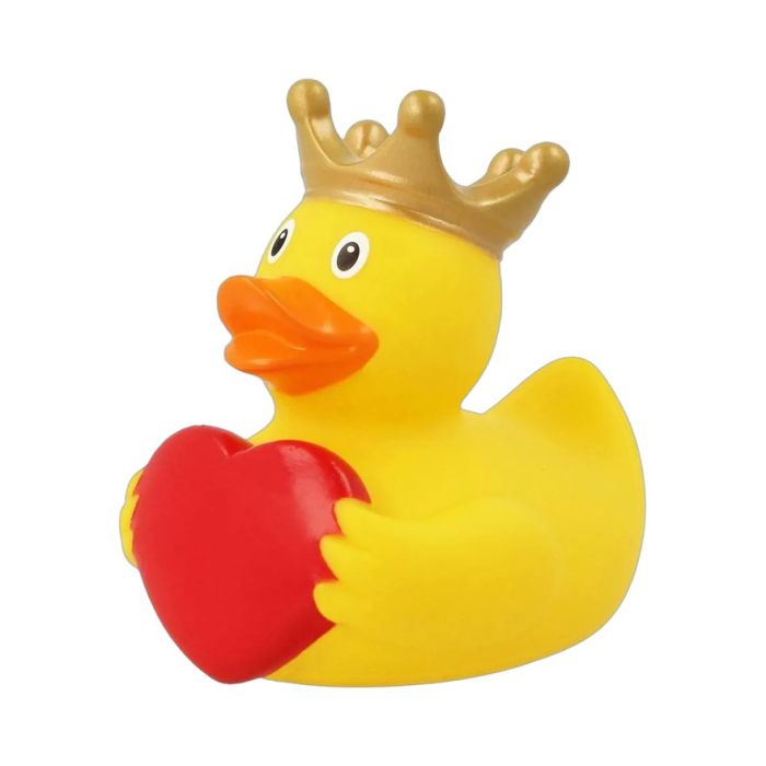 Igračka Lilalu Patkica Rubber Duck With Greeting Heart 9cm