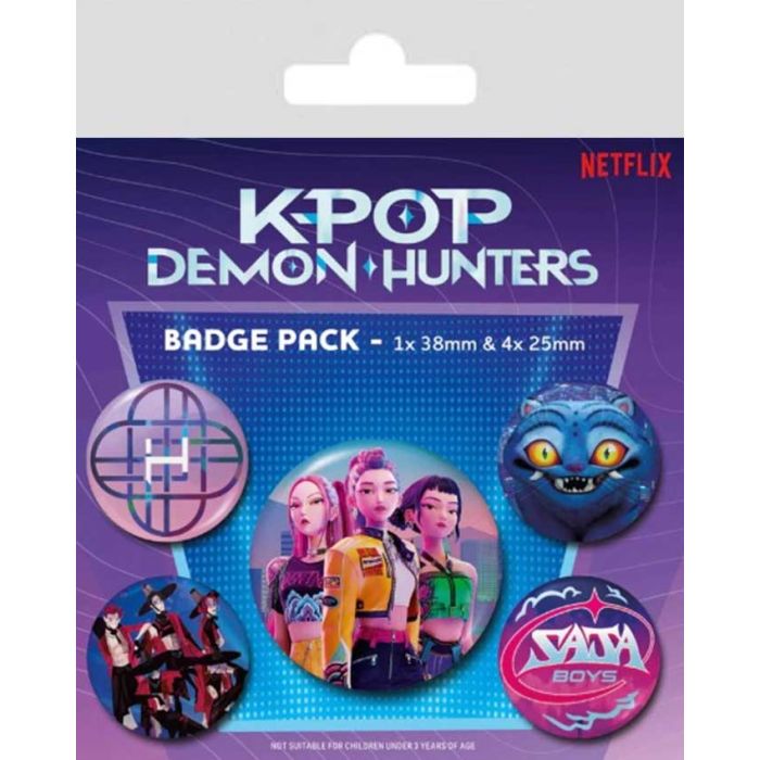 Bedž  KPop Demon Hunters - Badge Pack