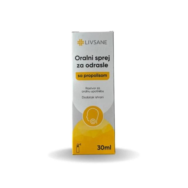 LIVSANE Propolis sprej za odrasle 30 ml