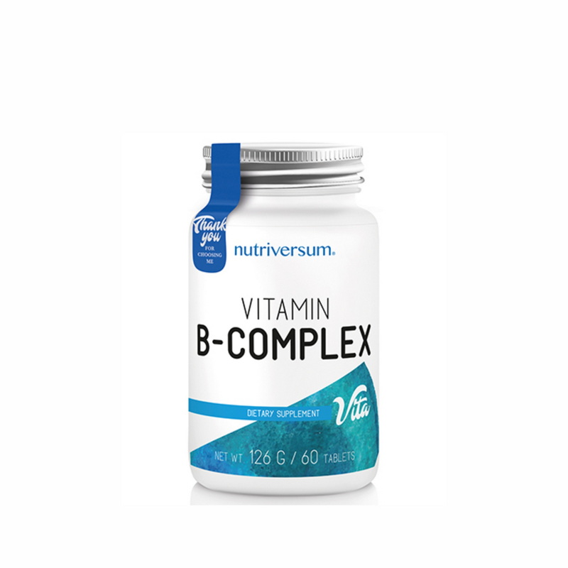 Vitamin B complex - 8 vitamina B - 60 tableta
KOMPLEKS B VITAMINA U TABLETI