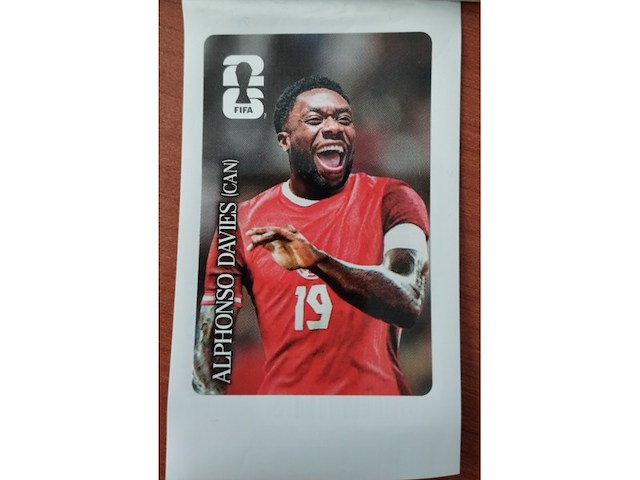 Coca Cola Panini WC 2026 Alphonso Davies sličica