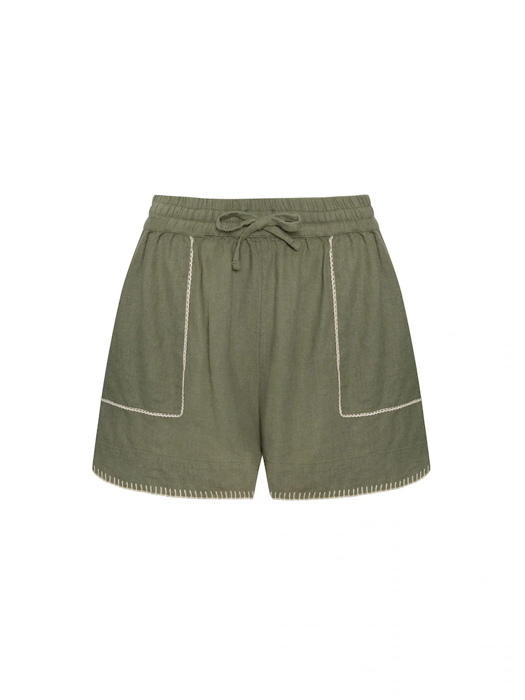 Chelsea Peers Contrast Stitching Shorts