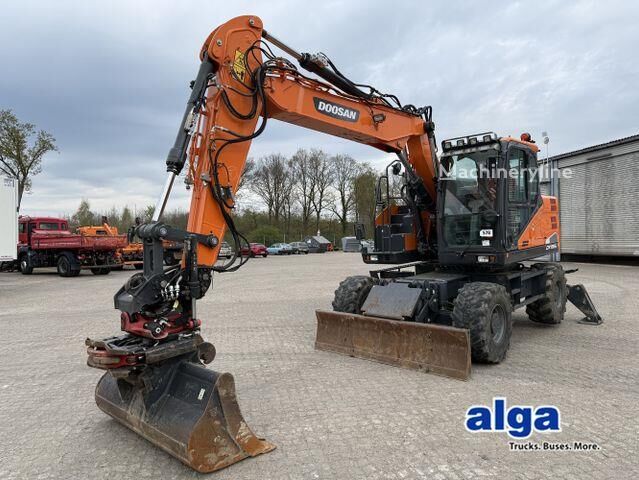 Doosan DX165W-5, Rototilt R4, Schaufelpaket, Pratzen bager točkaš