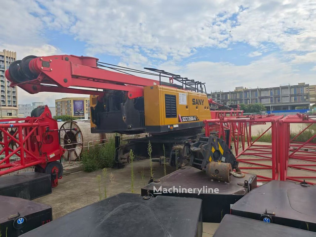 Sany Sany SCC1350A 6 135 Ton Crawler Crane 76m Main Boom 720t m Lifti kran guseničar