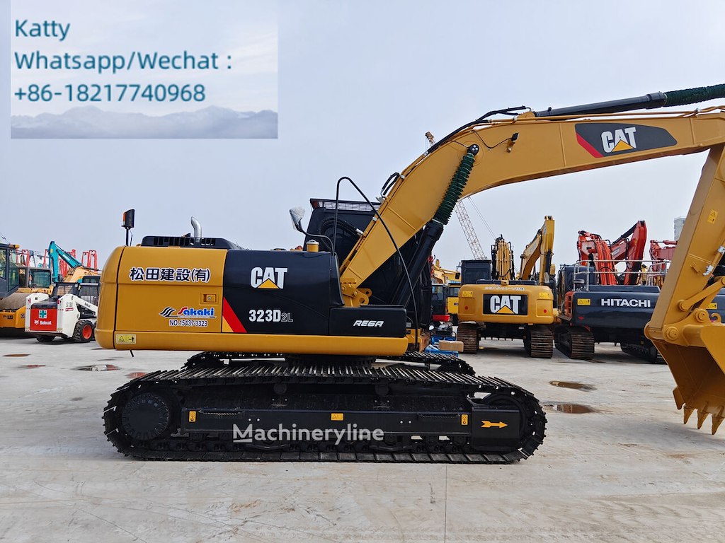 Caterpillar 323D2L bager guseničar
