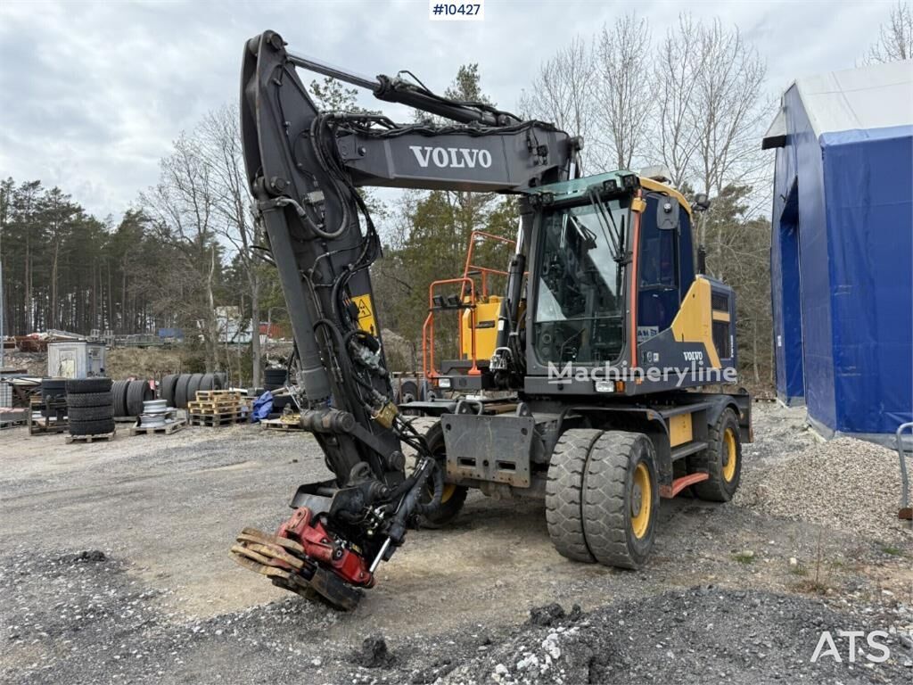 Volvo EW160E with Rototilt and 2D excavator system bager točkaš