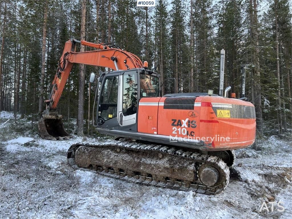 Hitachi ZX210LC-3 Excavator with rotor and tooth bucket bager guseničar