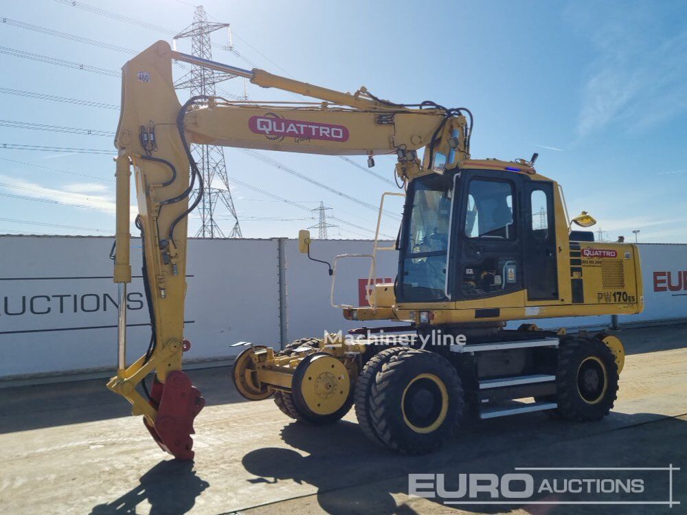 Prodaje se Komatsu PW170ES bager na šinama na aukciji