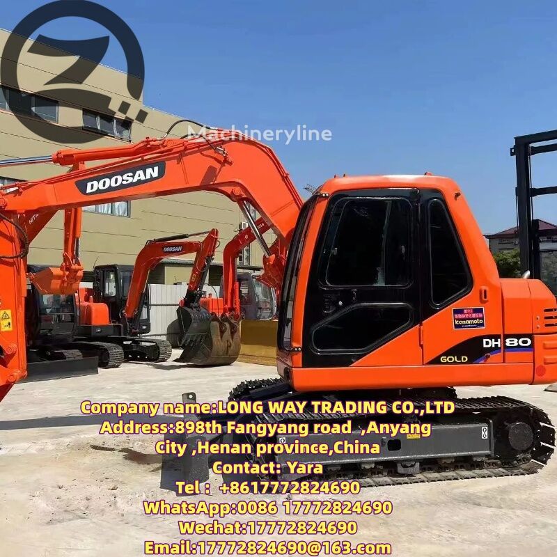Doosan DH80 bager guseničar