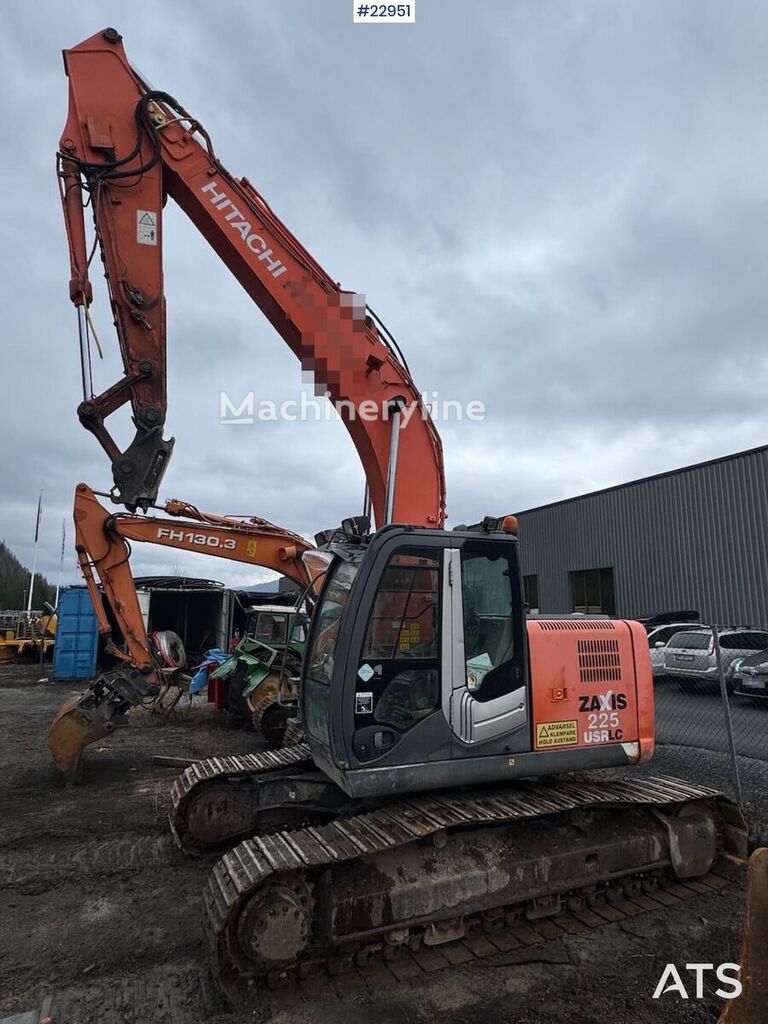 Hitachi ZX225 Beltegraver m/ graveskuffe - Byttet motor bager guseničar